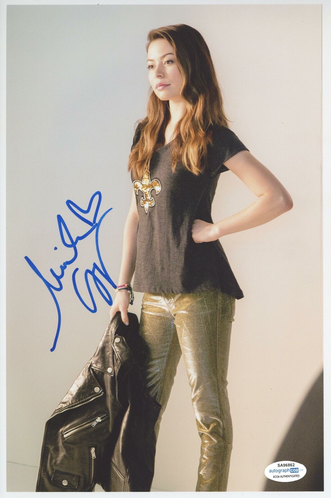 Miranda Cosgrove Icarly Autograph Signed Carly Shay X Photo C 104310