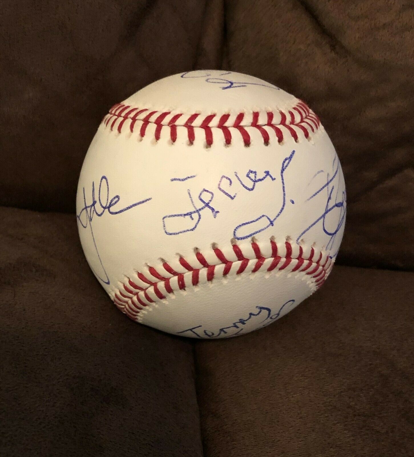 MONTY PYTHON COMPLETE CAST SIGNED AUTOGRAPHED BASEBALL OMLB- TERRY ...