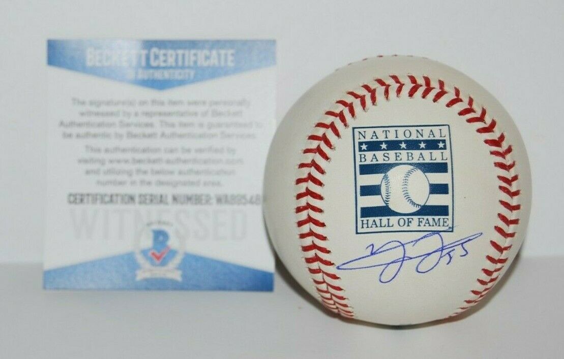 FRANK THOMAS signed (CHICAGO WHITE SOX) HOF Logo OML baseball BECKETT ...