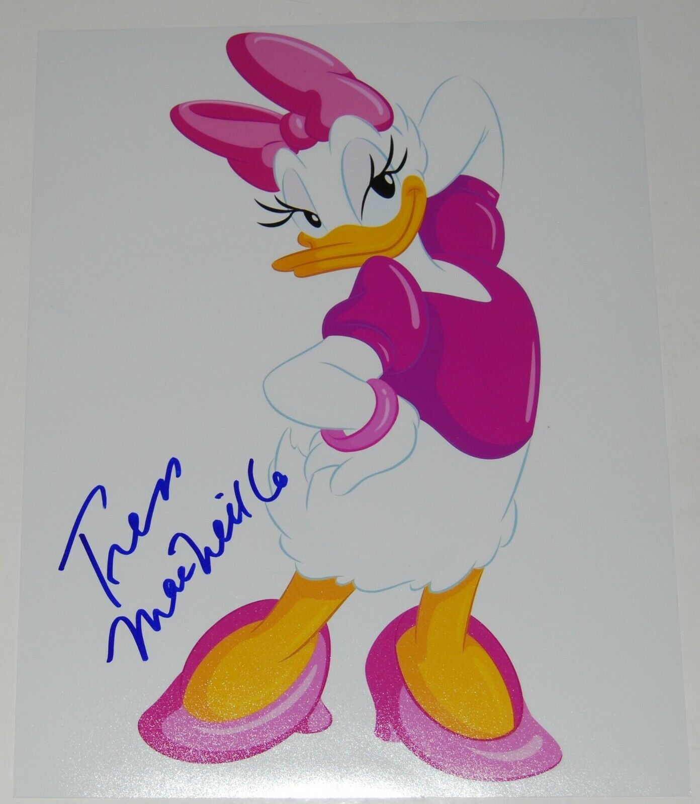 TRESS MACNEILLE signed (DAISY DUCK) *VOICE* Mickey Mouse 11x14 photo W ...