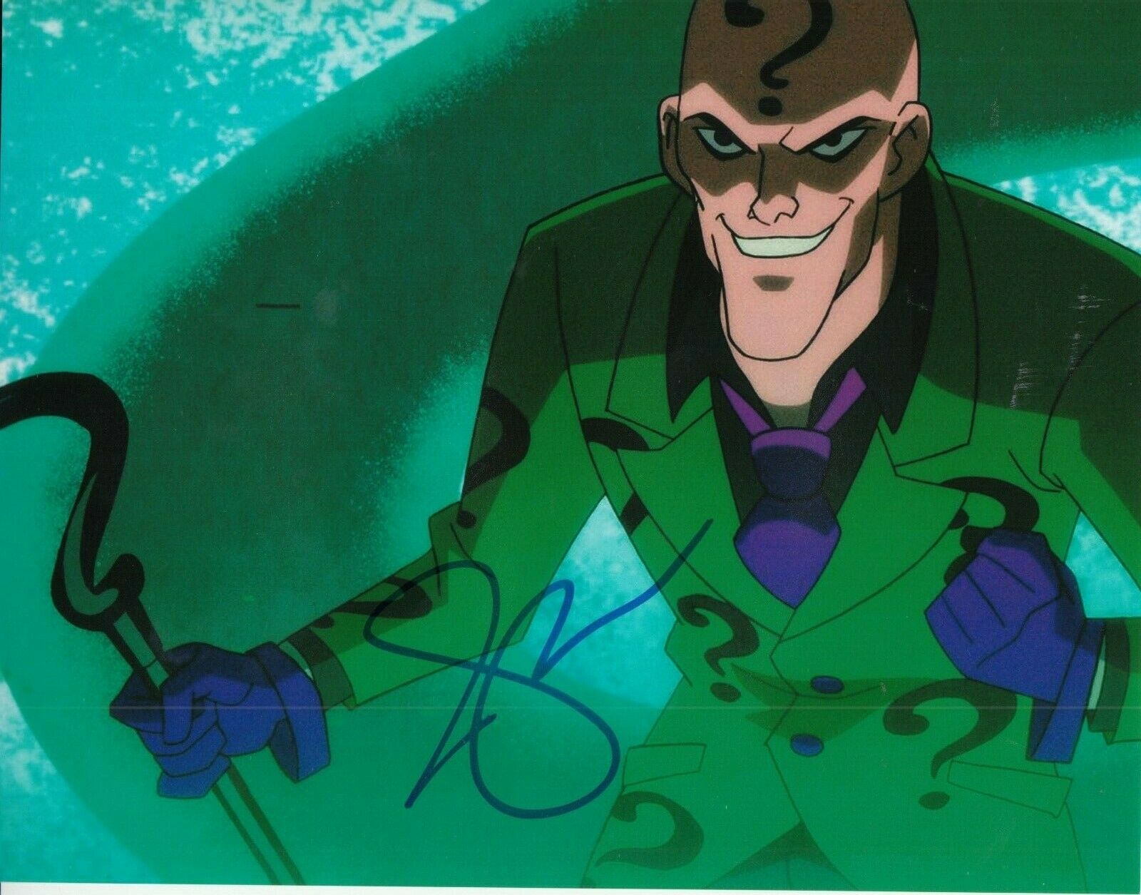 JIM RASH signed (HARLEY QUINN) autograph 8X10 photo *THE RIDDLER* Proof ...