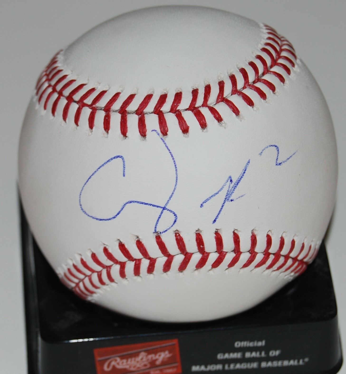 COREY RAY signed (MILWAUKEE BREWERS) Official Major League baseball W ...