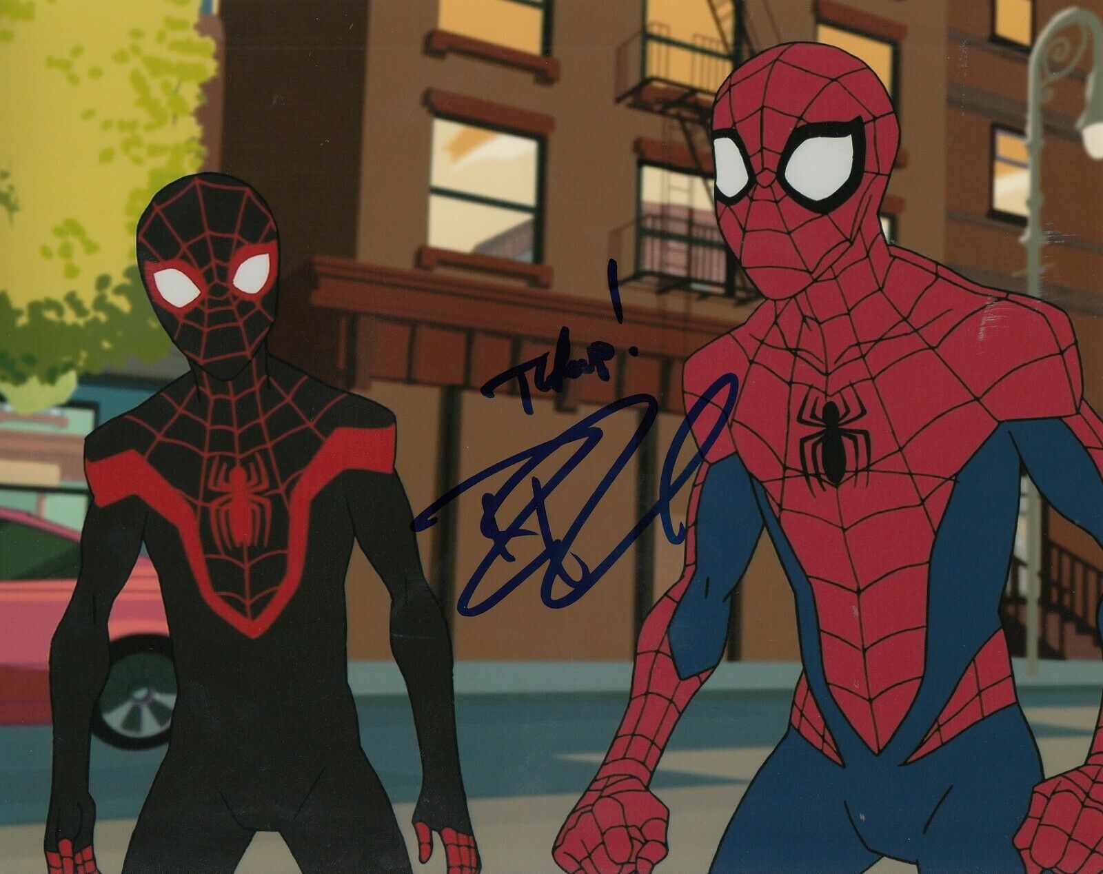ROBBIE DAYMOND signed (SPIDER-MAN) TV show *PETER PARKER* 8X10 photo W ...