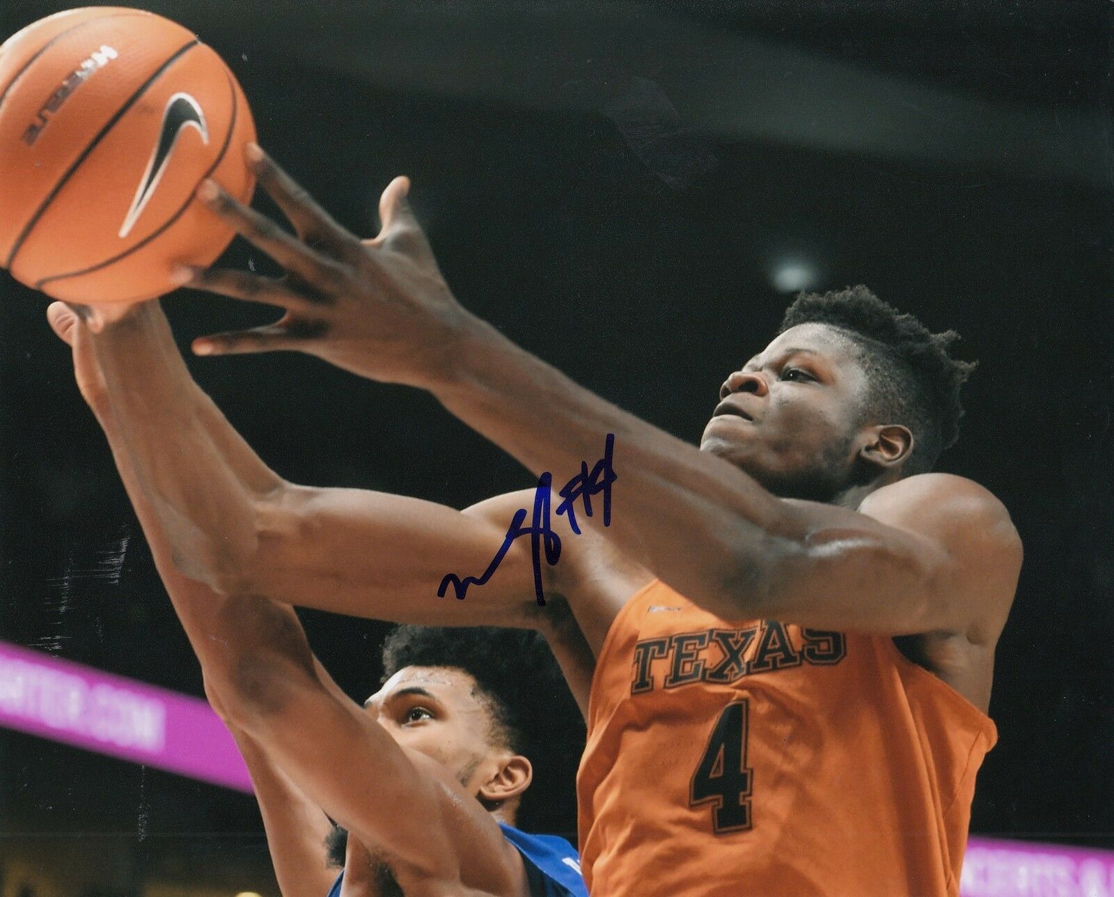 MOHAMED BAMBA signed (TEXAS LONGHORNS) MO Basketball 8X10 photo *PROOF ...