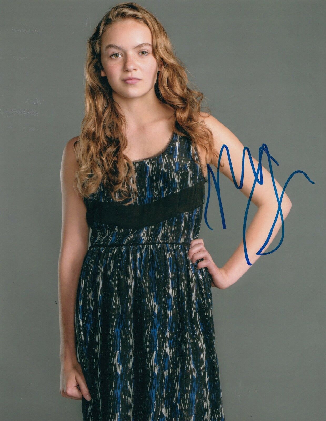 MORGAN SAYLOR signed *HOMELAND* TV STAR 8X10 photo W/COA DANA BRODY #1 ...