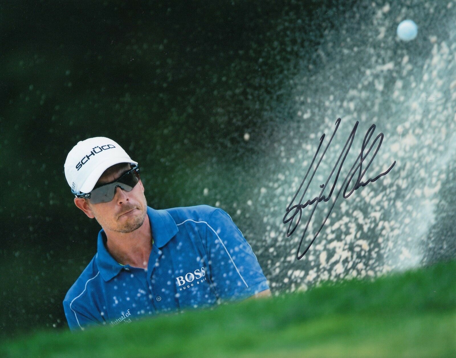 HENRIK STENSON signed (PGA GOLF) 8X10 photo *BRITISH OPEN CHAMPION* W ...