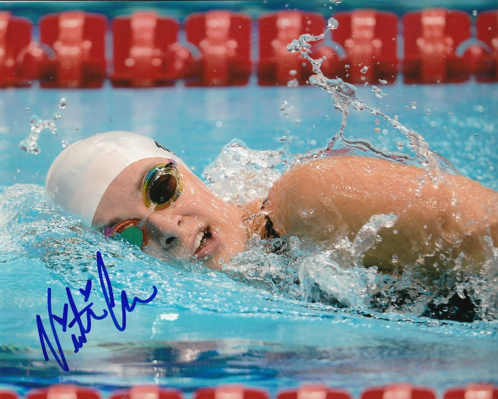 VICTORIA ARLEN signed *American paralympian swimmer* OLYMPICS 8X10 ...