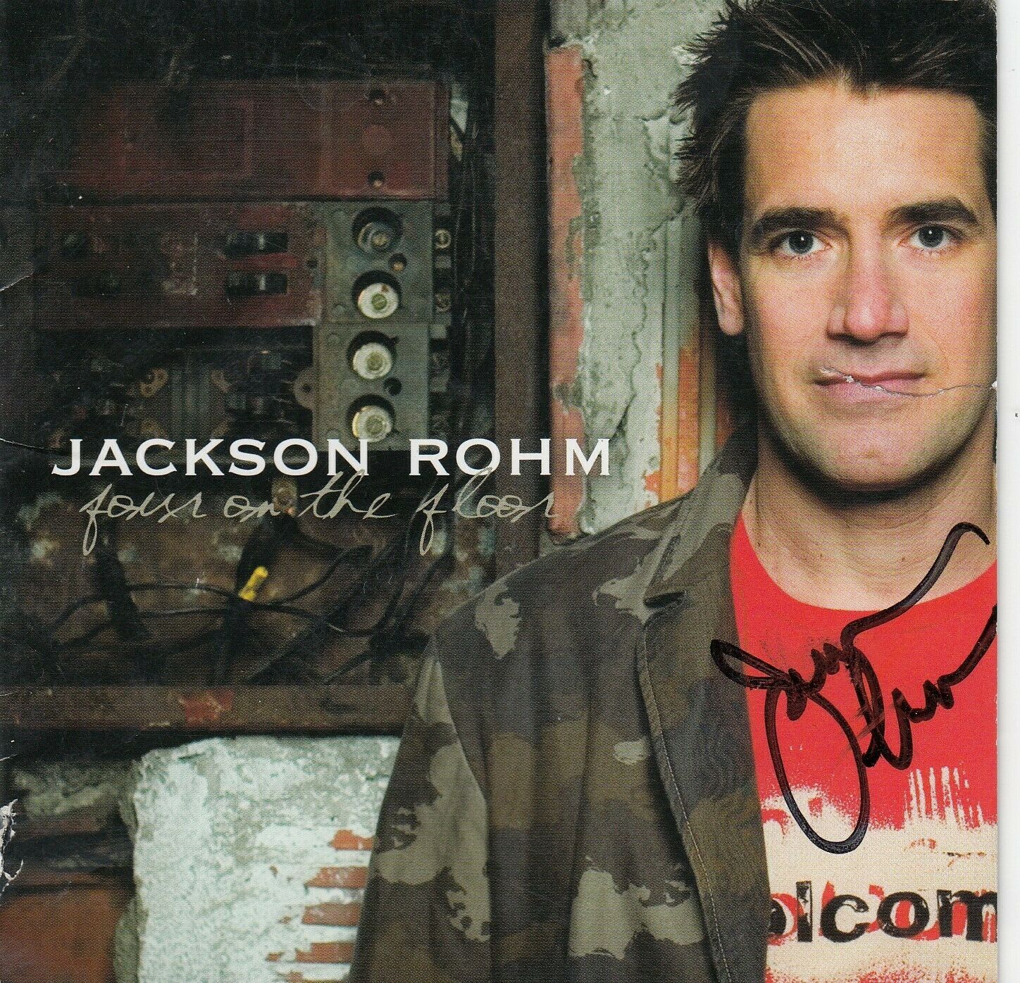 JACKSON ROHM signed (FOUR ON THE FLOOR) CD cover ALBUM W/COA ...