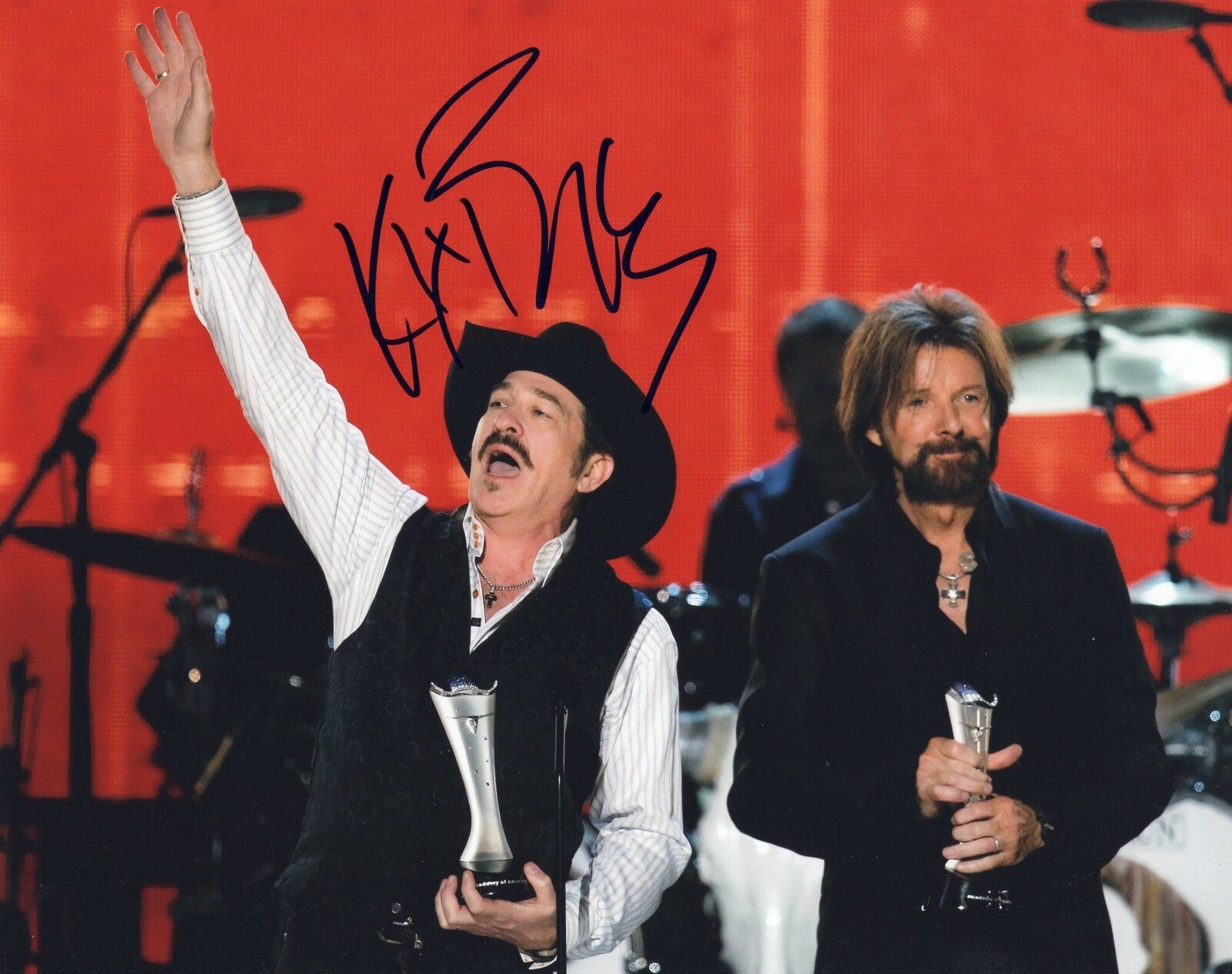 Kix Brooks Signed Brooks and Dunn 8x10 Photo w/COA Collectible ...