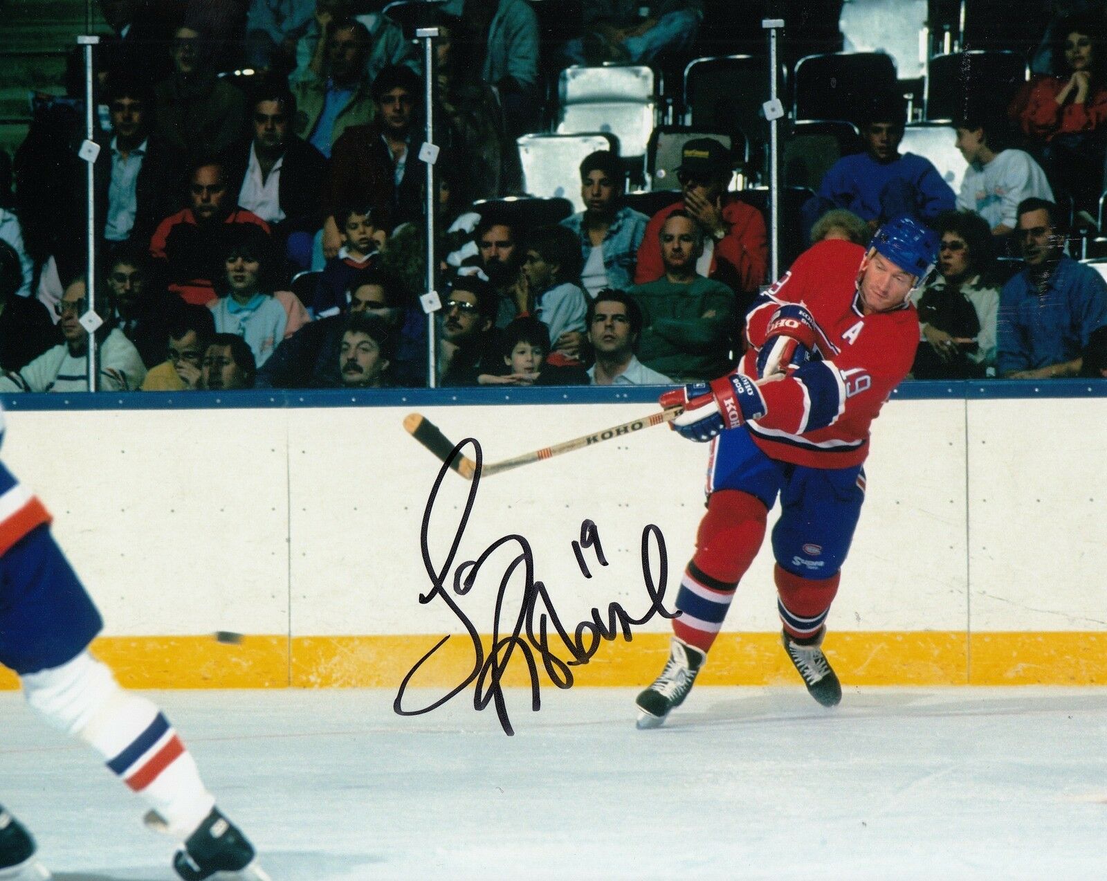 LARRY ROBINSON signed (MONTREAL CANADIENS) hockey 8X10 photo W/COA #1 ...