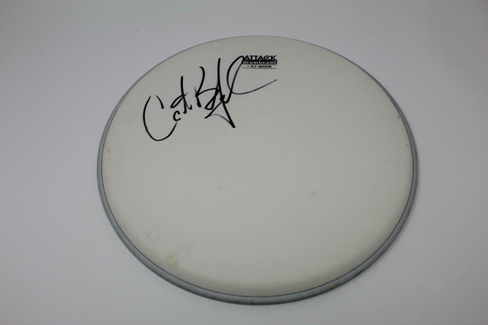 CARTER BEAUFORD SIGNED AUTOGRAPH DRUMHEAD - DAVE MATTHEWS BAND DRUMMER ...