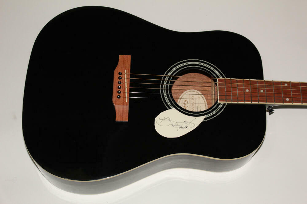 BRUCE SPRINGSTEEN SIGNED AUTOGRAPH GIBSON EPIPHONE ACOUSTIC GUITAR ...