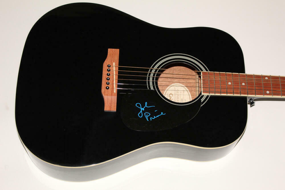 JOHN PRINE SIGNED AUTOGRAPH GIBSON EPIPHONE ACOUSTIC GUITAR - FOLK ...