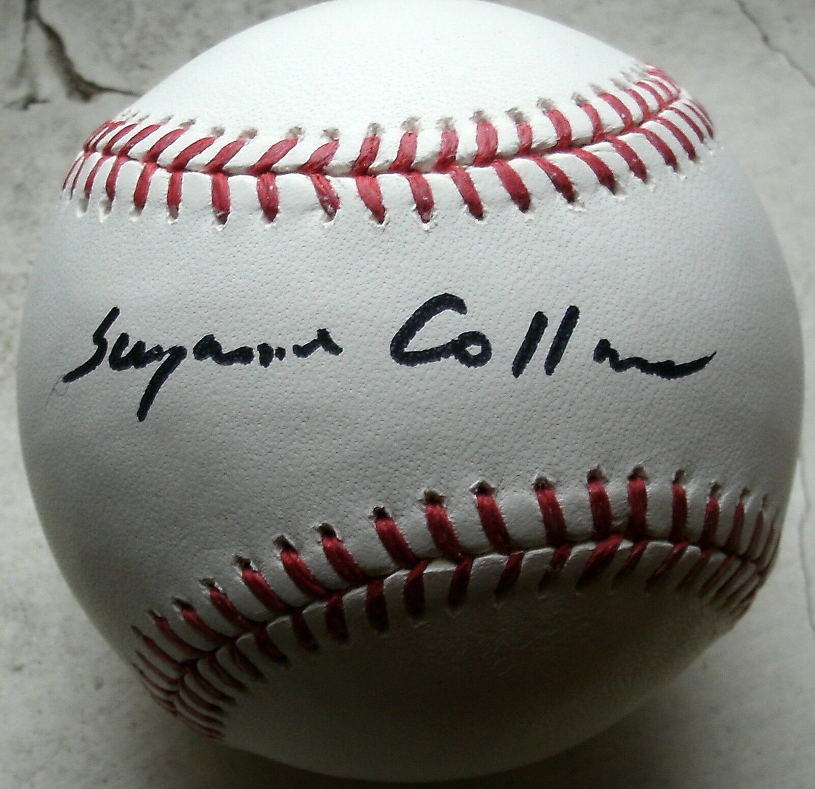 SUZANNE COLLINS SIGNED AUTOGRAPH "HUNGER GAMES" OFFICIAL ML BASEBALL ...