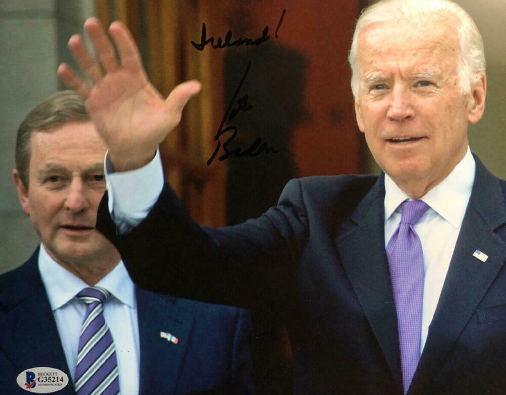 46TH PRESIDENT JOE BIDEN SIGNED AUTOGRAPH 8x10 PHOTO - 2020, VERY RARE ...