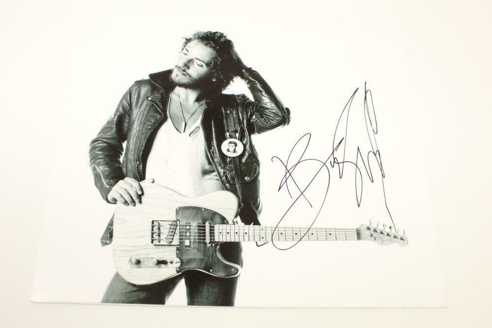 BRUCE SPRINGSTEEN SIGNED AUTOGRAPH 8X10 PHOTO - THE BOSS, BORN TO RUN ...