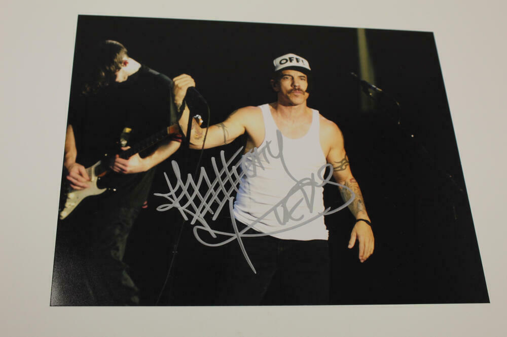 ANTHONY KIEDIS SIGNED AUTOGRAPH 8X10 PHOTO - RED HOT CHILI PEPPERS SINGER, RHCP Collectible ...