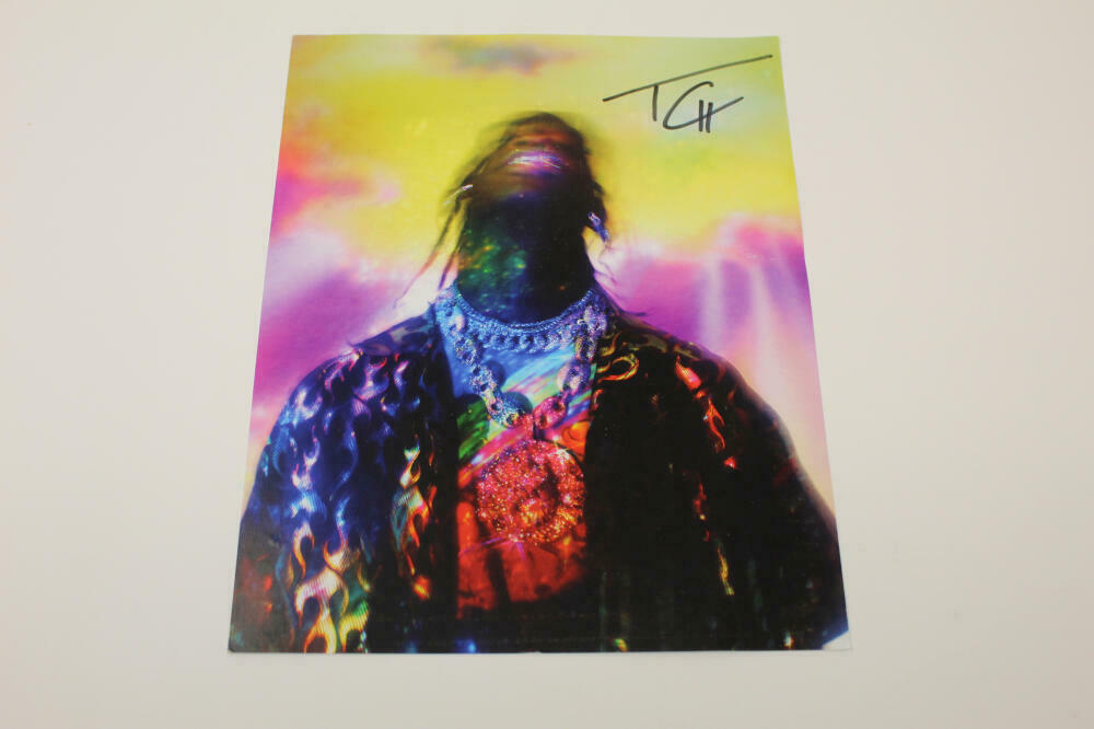 TRAVIS SCOTT SIGNED AUTOGRAPH 8X10 PHOTO - ASTROWORLD STAR, RODEO ...