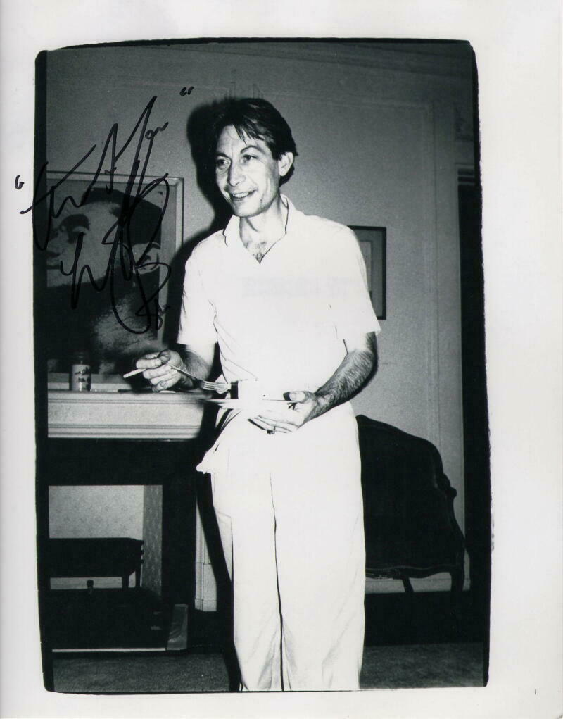 CHARLIE WATTS SIGNED AUTOGRAPH 8X10 PHOTO - ROLLING STONES DRUMMER ...