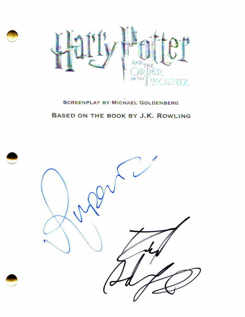 DANIEL RADCLIFFE & RUPERT GRINT SIGNED AUTOGRAPH - HARRY POTTER MOVIE ...