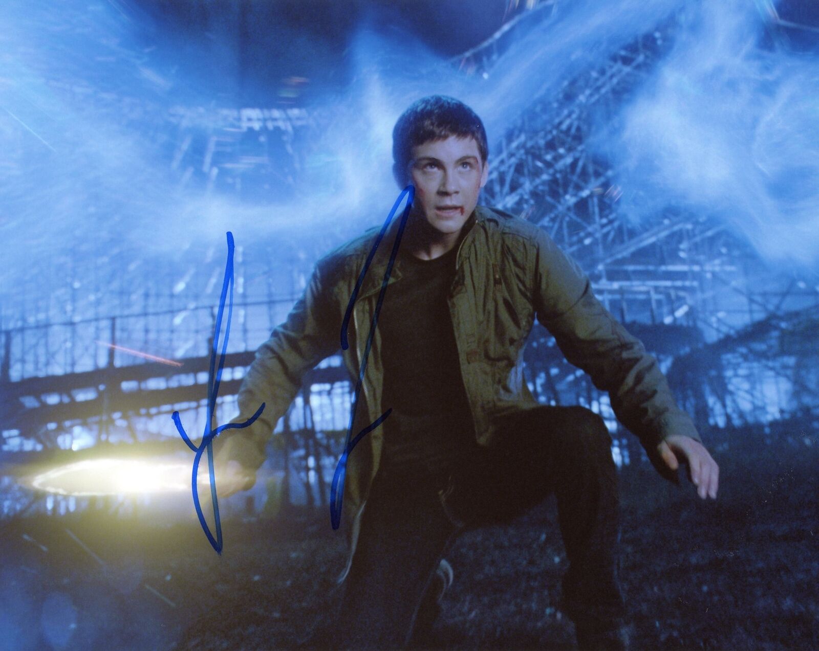 Logan Lerman "Percy Jackson" AUTOGRAPH Signed 8x10 Photo E ACOA ...