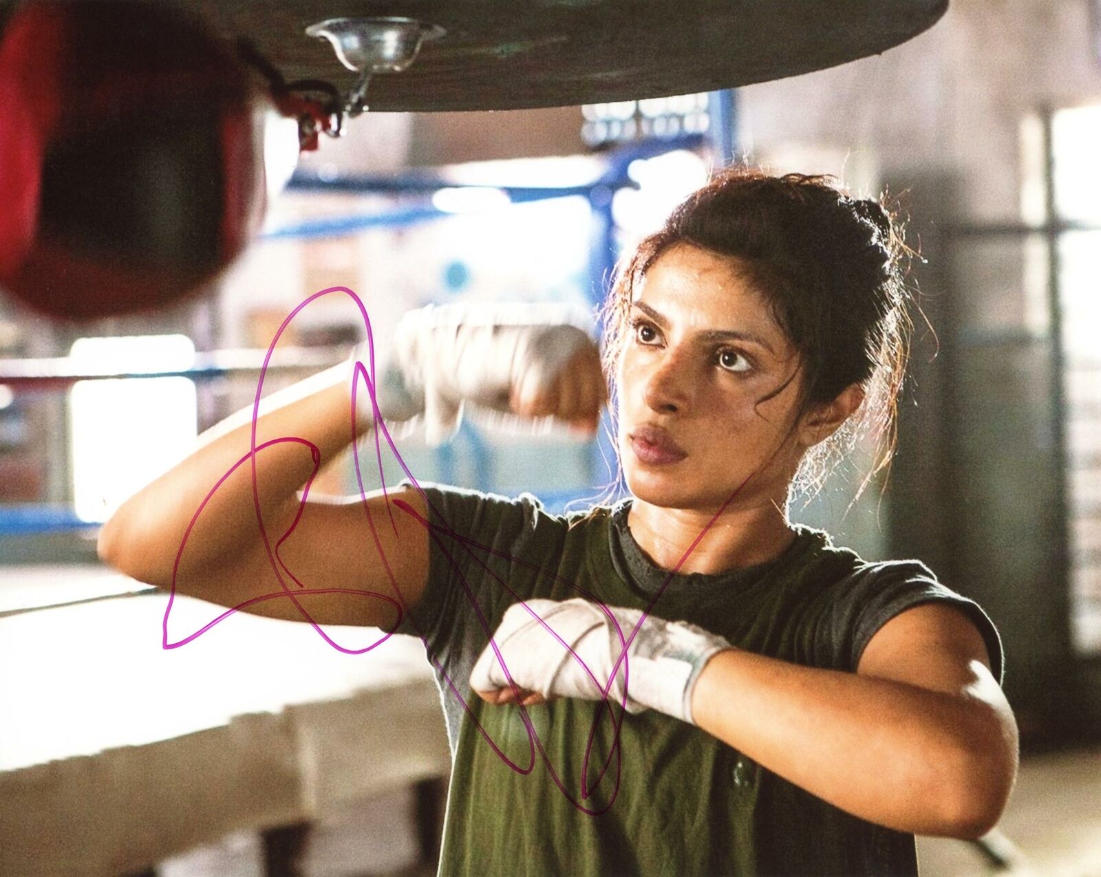 Priyanka Chopra "Mary Kom" AUTOGRAPH Signed 8x10 Photo B ACOA ...