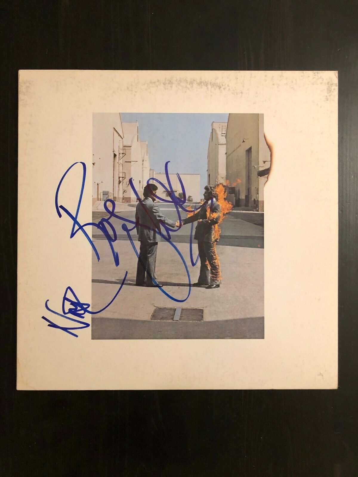 ROGER WATERS & NICK MASON SIGNED AUTOGRAPH - VINYL ALBUM RECORD LP - PINK FLOYD COLLECTIBLE ...