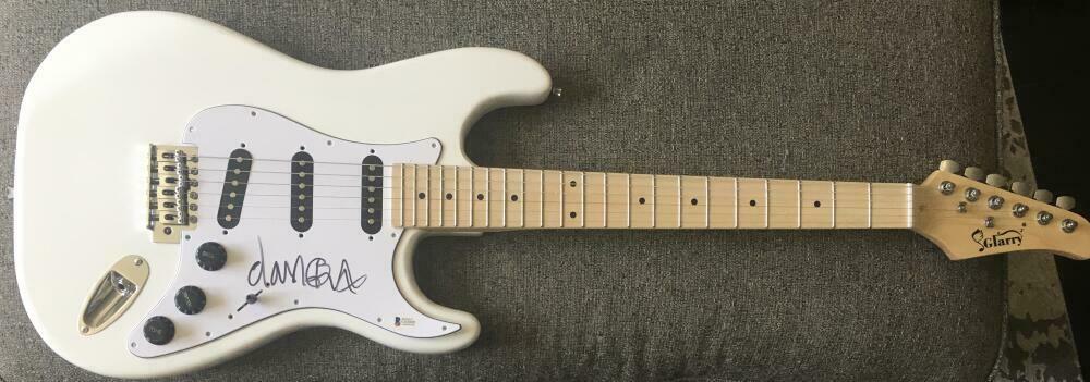 DAMON ALBARN BLUR SIGNED AUTOGRAPH RARE FULL SIZE ELECTRIC GUITAR ...