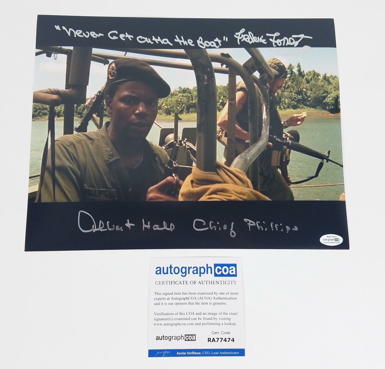Apocalypse Now Cast Autographed X2 Signed 11x14 Photo ACOA Collectible ...