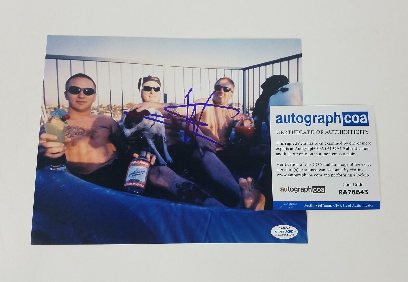 Sublime Eric Wilson Autographed Signed 8x10 Photo Bass ACOA Collectible ...