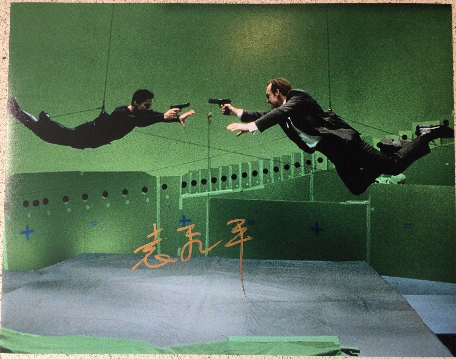 YUEN WOO-PING SIGNED AUTOGRAPH "THE MATRIX" VERY RARE FIGHT MASTER ...