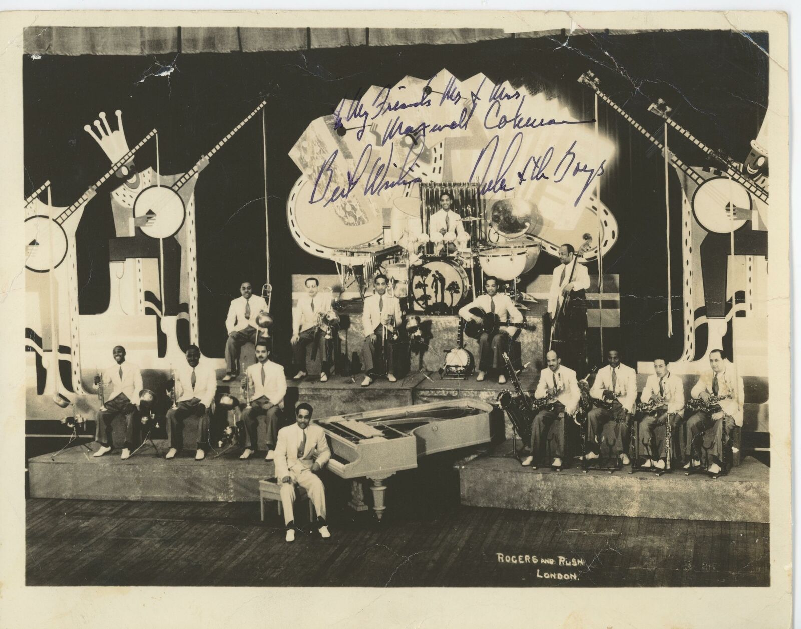 Duke Ellington Autographed Signed 8x10 Photo Jazz ACOA LOA Collectible ...