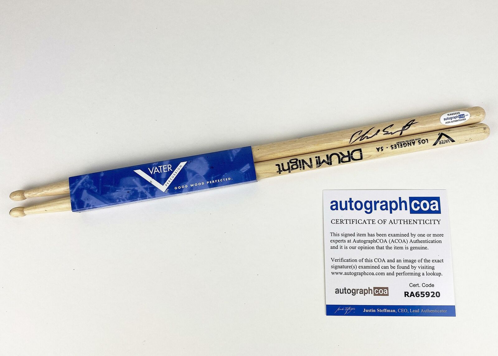 Red Hot Chili Peppers Chad Smith Autographed Signed Drummer Drumstick ...