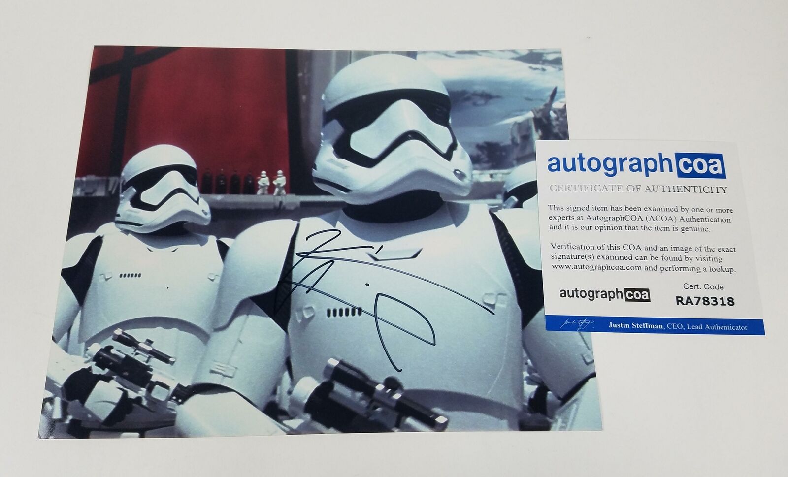Star Wars Stormtrooper Kevin Smith Autograph Signed 8x10 Photo ACOA ...
