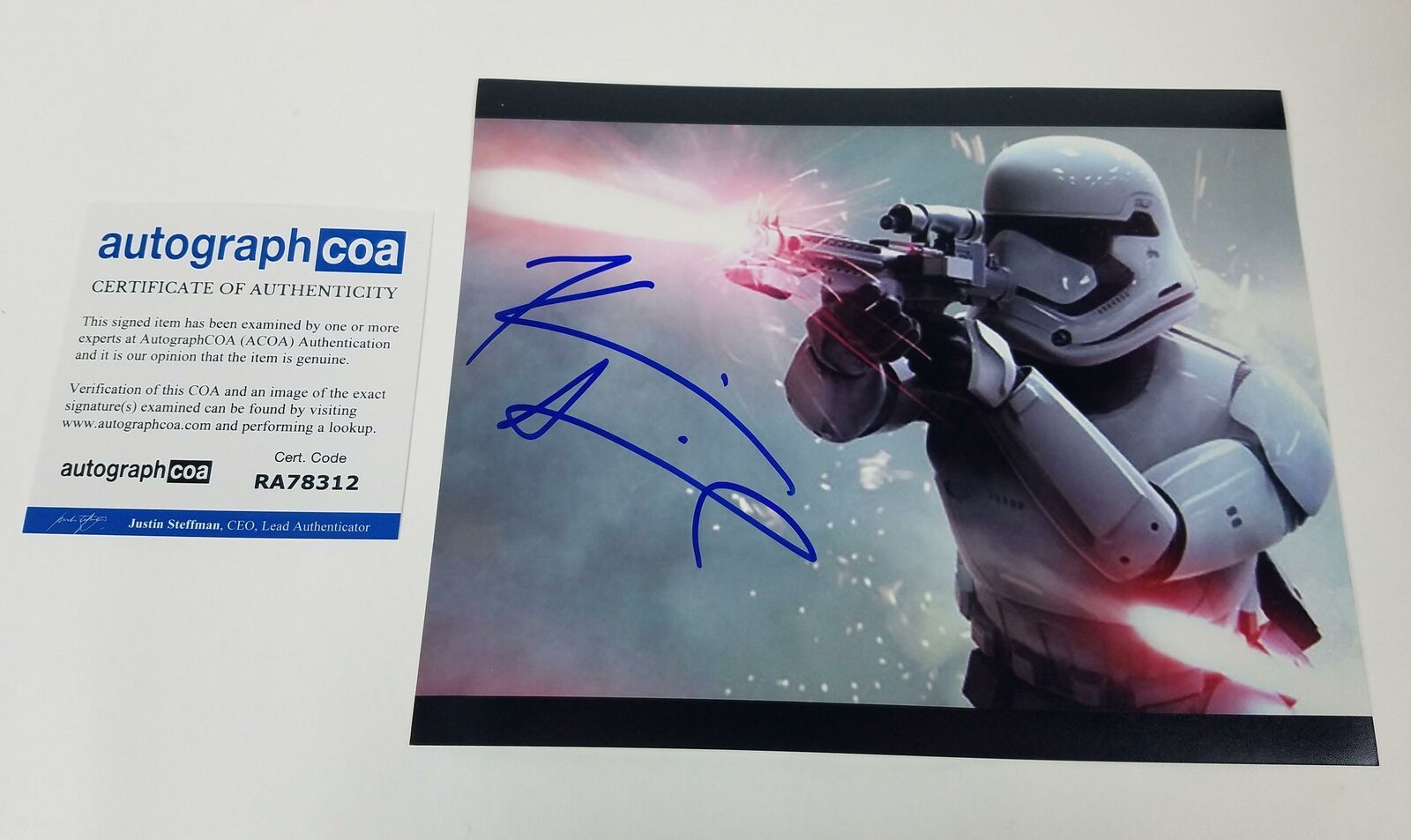 Star Wars Stormtrooper Kevin Smith Autograph Signed 8x10 Photo ACOA ...