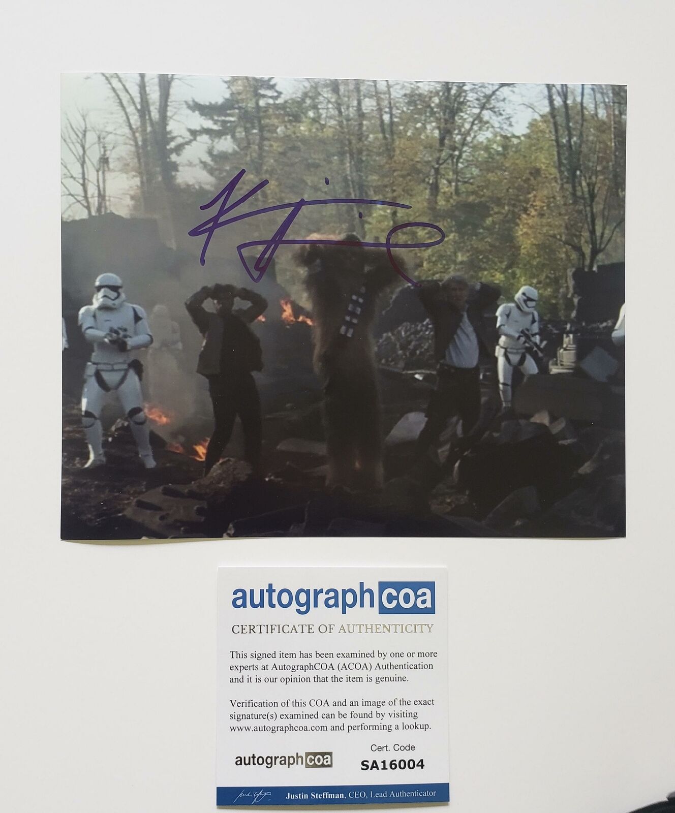 Star Wars Kevin Smith Autograph Signed 8x10 Photo Stormtrooper ACOA ...