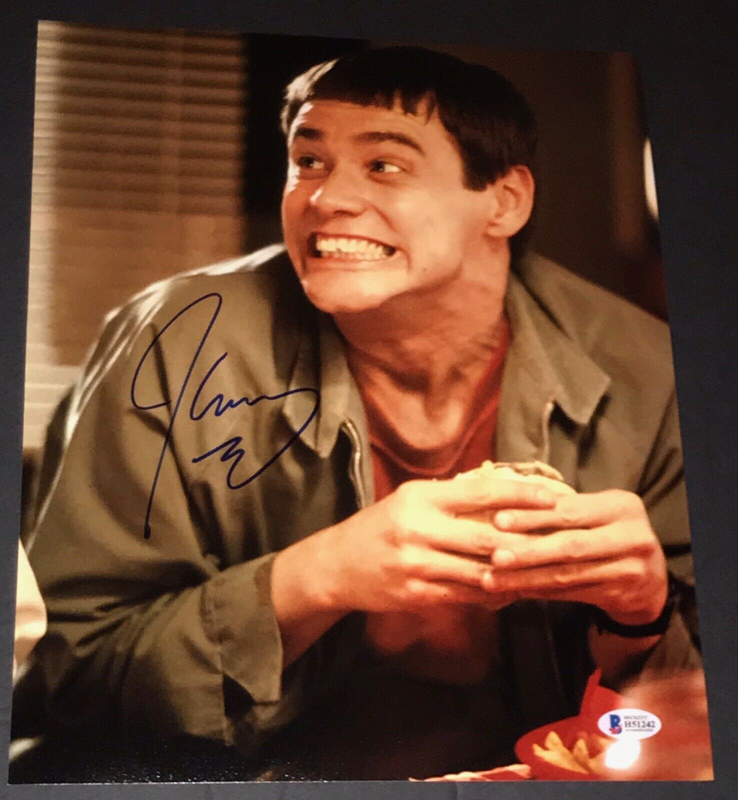 JIM CARREY SIGNED AUTOGRAPH DUMB AND DUMBER 11x14 NEW ICONIC PHOTO ...