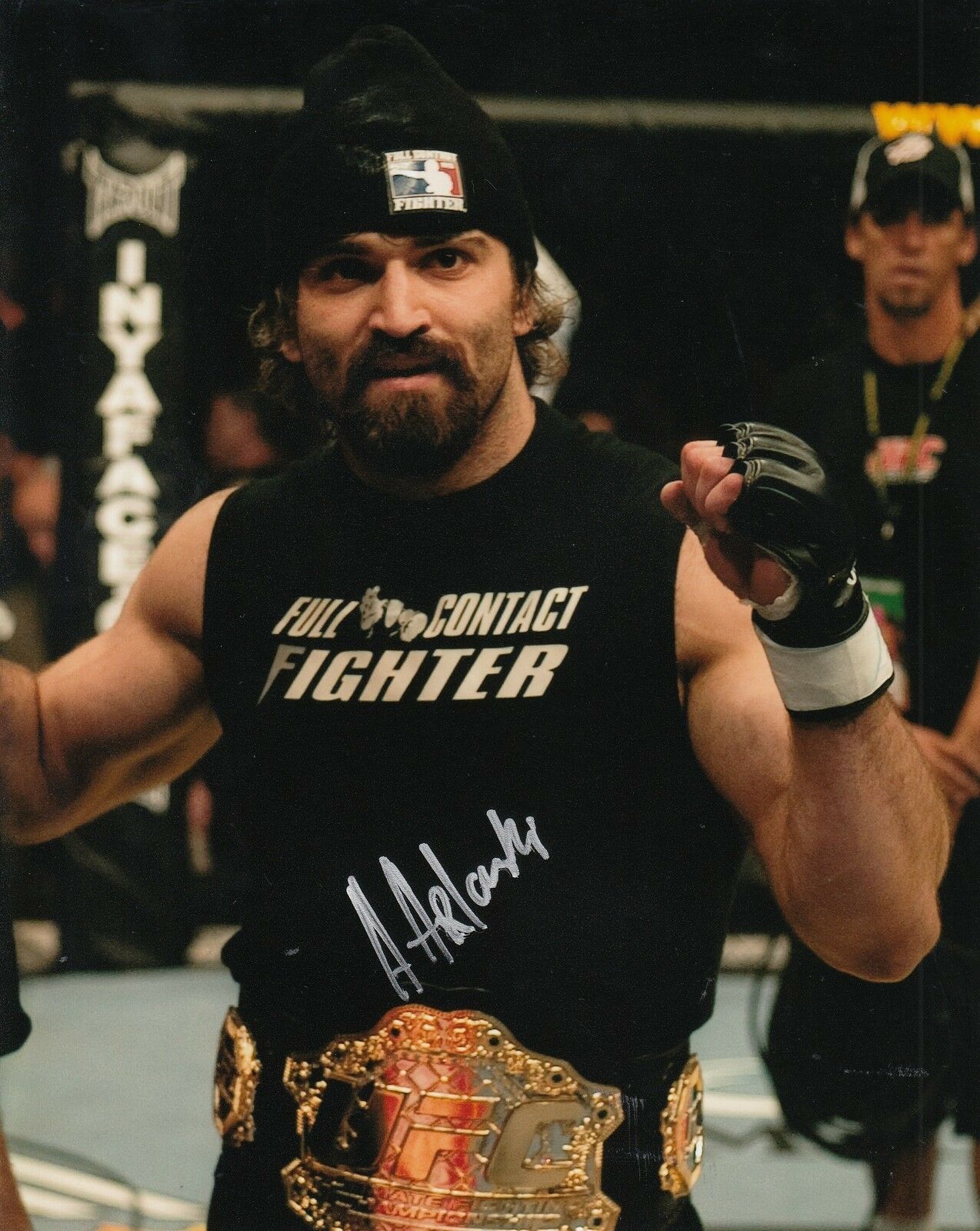ANDREI "THE PITBULL" ARLOVSKI signed (UFC) MMA FIGHTING 8X10 photo W ...
