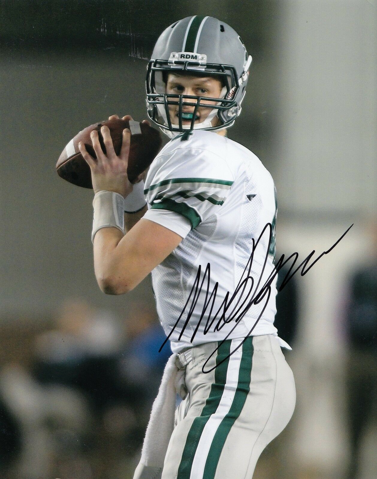 MAX BROWNE signed *PITT* PITTSBURGH PANTHERS football 8X10 PHOTO W/COA ...