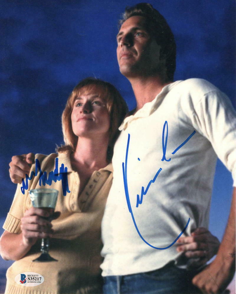 AMY MADIGAN & KEVIN COSTNER SIGNED AUTOGRAPHED 8X10 PHOTO - RARE FIELD ...