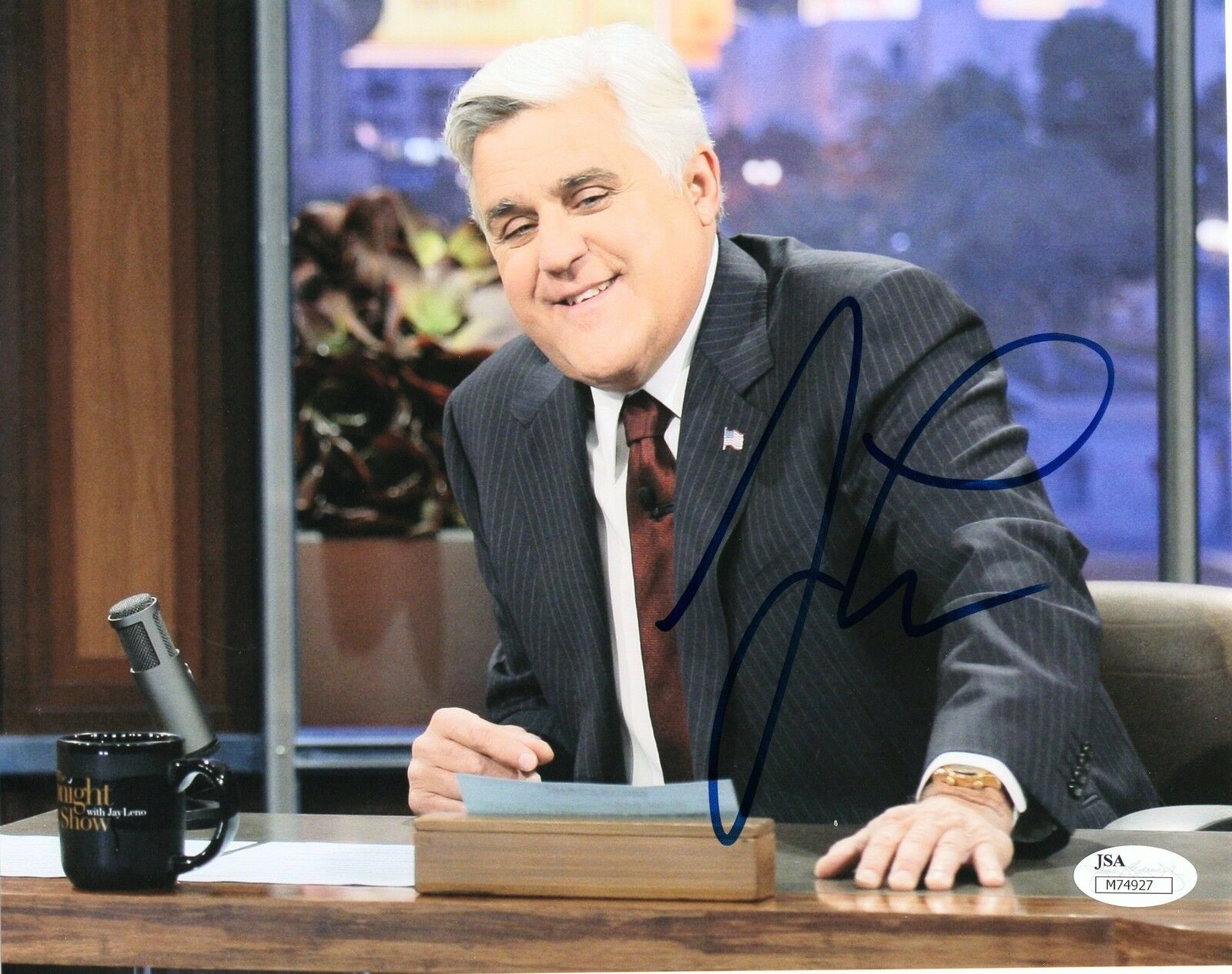 Jay Leno Talk Show Host Comedian Signed 8x10 Photo w/JSA COA #2 ...