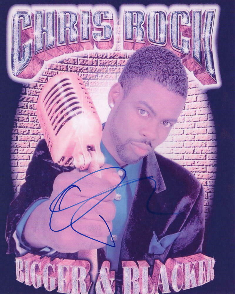 CHRIS ROCK SIGNED AUTOGRAPH 8X10 PHOTO - SATURDAY NIGHT LIVE STAR ...