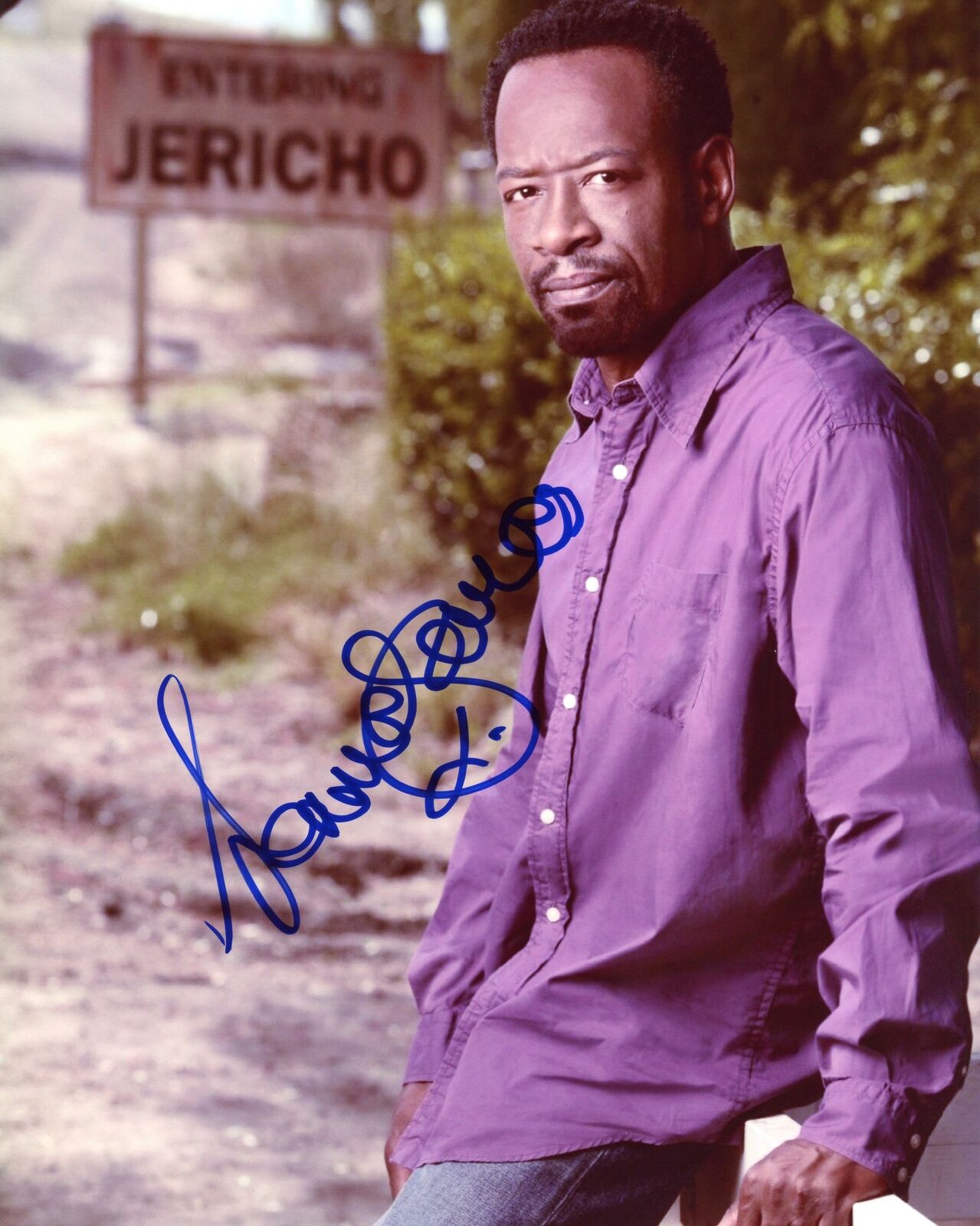 Lennie James "Jericho" AUTOGRAPH Signed 'Robert Hawkins' 8x10 Photo B ...