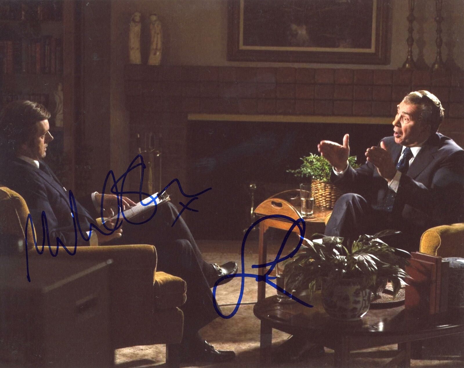 Michael Sheen & Frank Langella "Frost/Nixon" AUTOGRAPHS Signed 8x10 ...