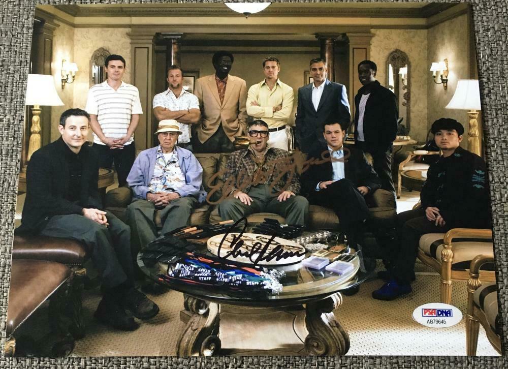CARL REINER ELLIOTT GOULD SIGNED AUTOGRAPH VINTAGE OCEANS ELEVEN 8X10 ...