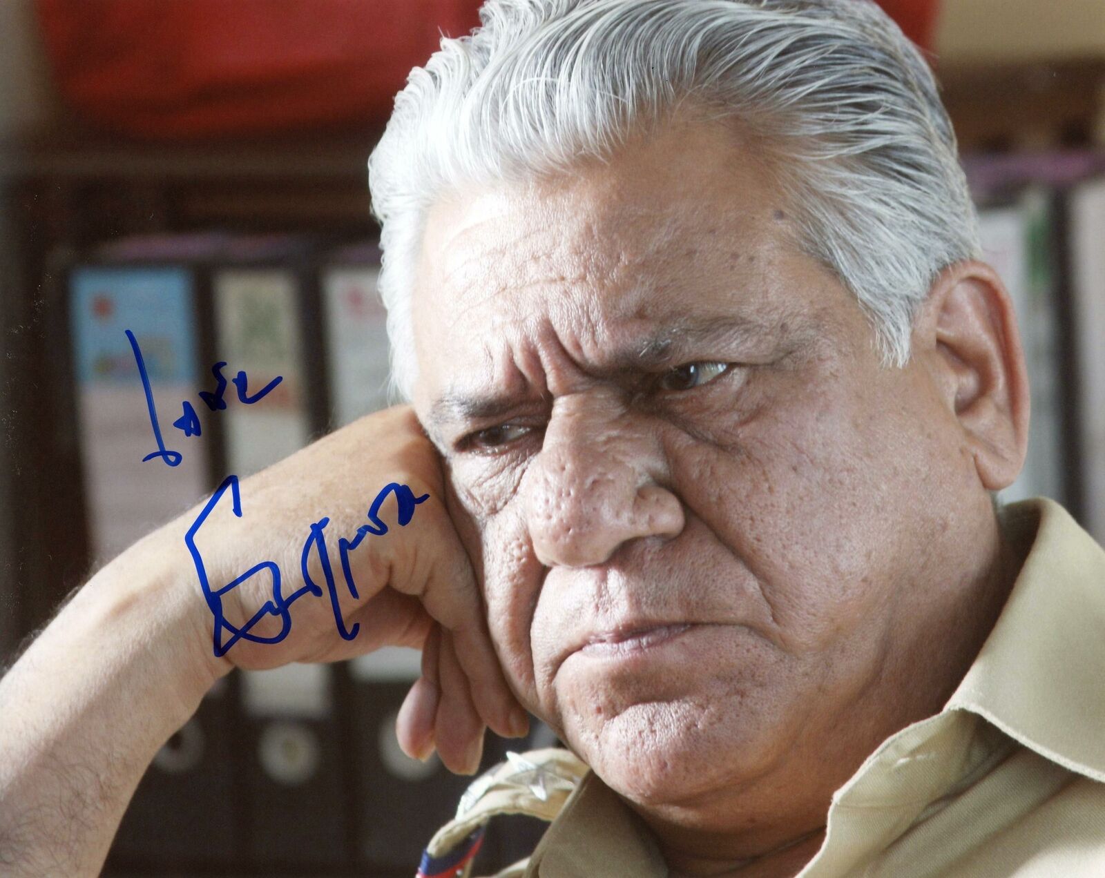 Om Puri "The Hundred-Foot Journey" AUTOGRAPH Signed 8x10 Photo D ACOA ...