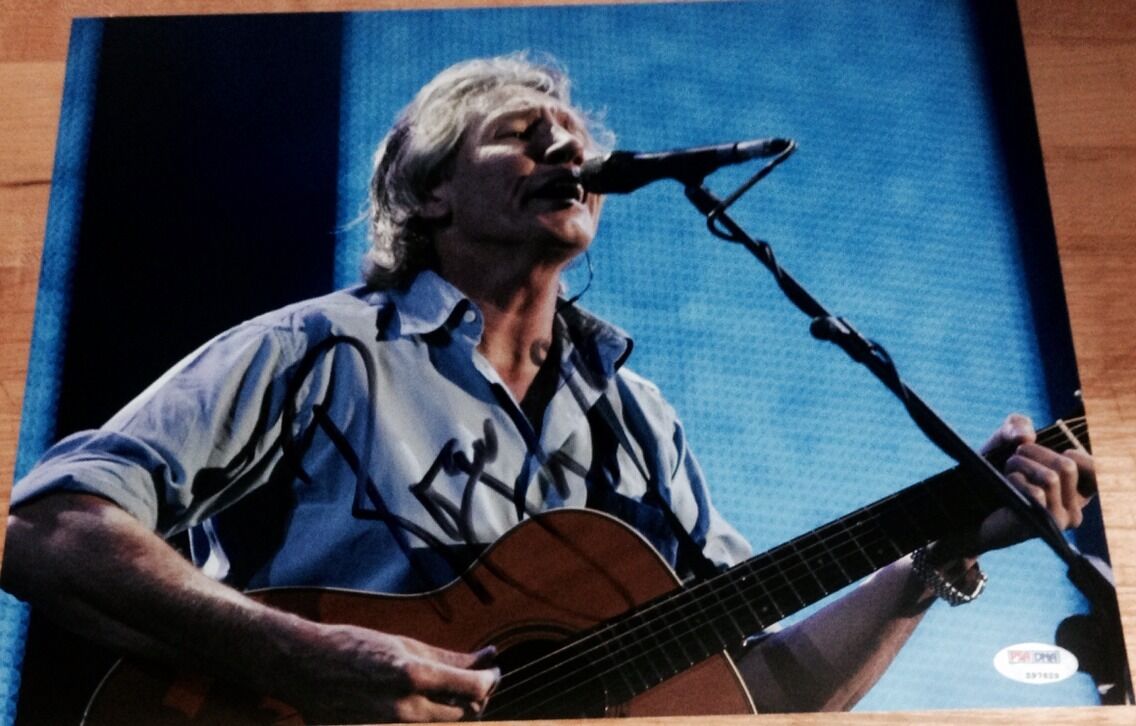 ROGER WATERS SIGNED AUTOGRAPH PINK FLOYD WALL GUITAR 11x14 PHOTO PSA ...