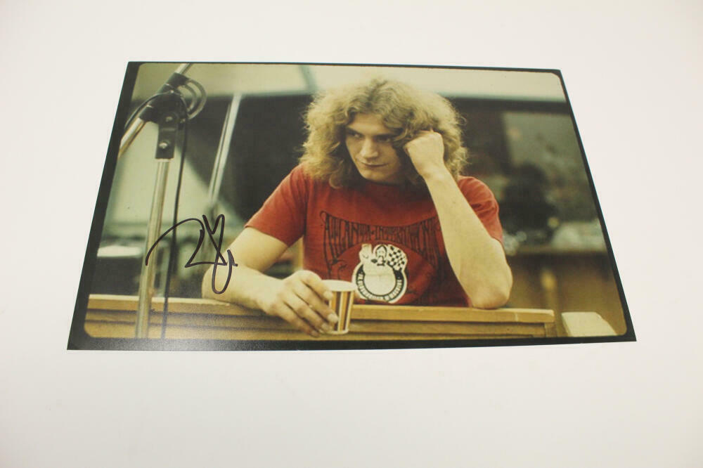 ROBERT PLANT SIGNED AUTOGRAPH 8X10 PHOTO - YOUNG LED ZEPPELIN SINGER ...