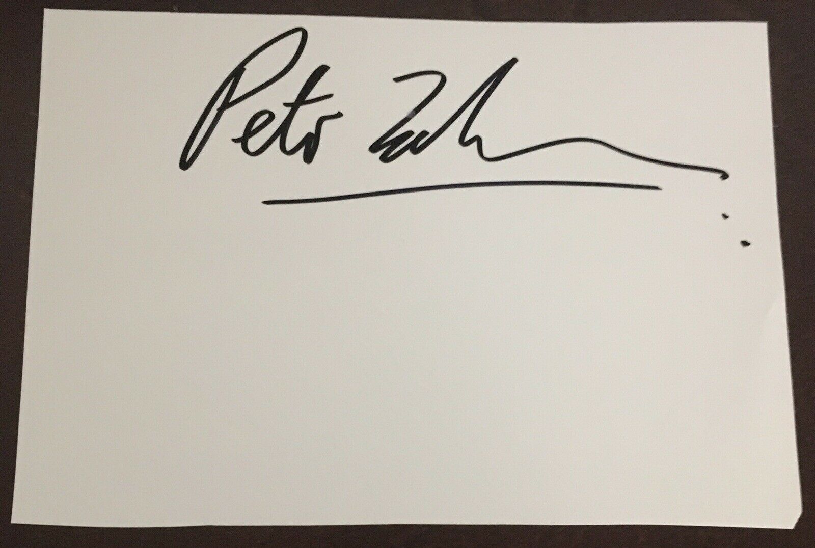 PETER JACKSON SIGNED AUTOGRAPH LORD OF THE RINGS HOBBIT RARE PERFECT ...