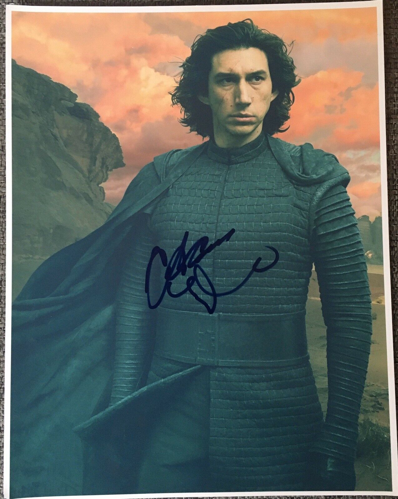 ADAM DRIVER SIGNED AUTOGRAPH “STAR WARS 9 RISE OF SKYWALKER” MOVIE ...